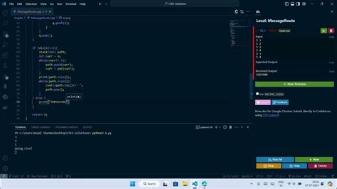 Cses Message Route Cses Solutions Cses Problem Set Graphs Youtube