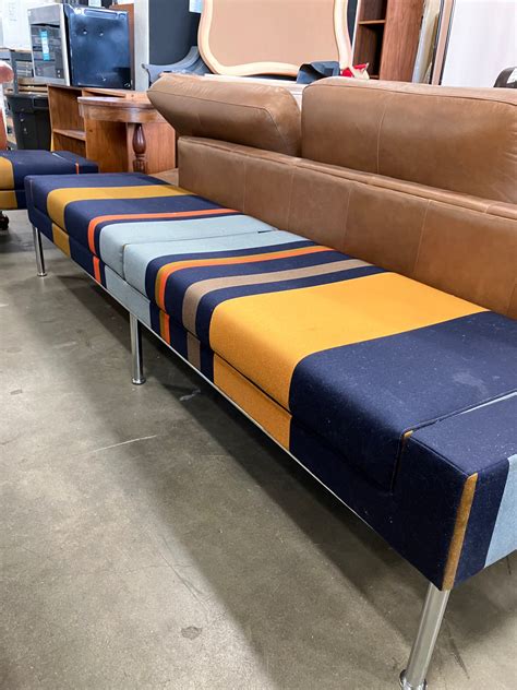 Fabric Colourful Bench For Stylish Home Decor — Habitat For Humanity