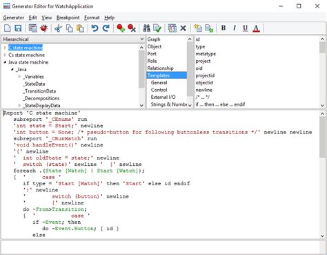 Metacase Define A Custom Code Generator With Metaedit Report Browser