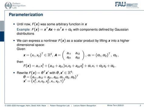 Lecture Notes In Pattern Recognition Episode 8 Logistic Regression Loss Function Pattern