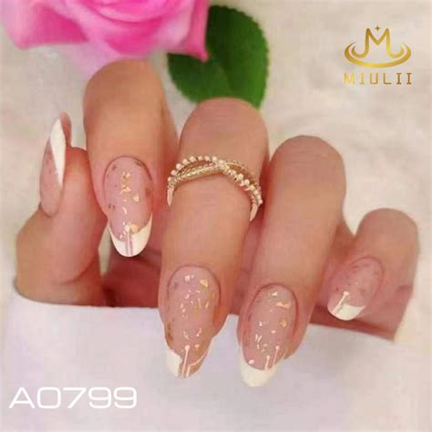 Jual Miulii Kuku Palsu Cute Cantik 24pcs 3d Nail Art Premium Murah Fake Nail