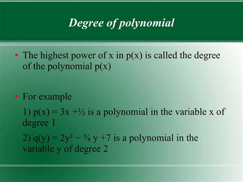 polynomial ppt