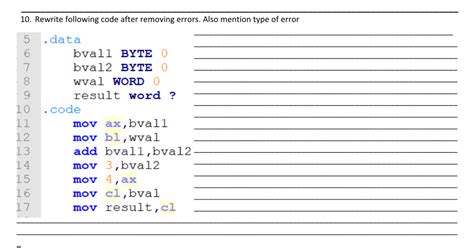 solved kindly remove errors from this code and rewrite it