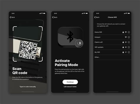 iot onboarding bluetooth pairing ui design by j9 on dribbble