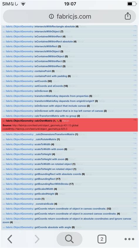 Unit Test Fail At Iphone · Issue 5469 · Fabricjsfabricjs · Github