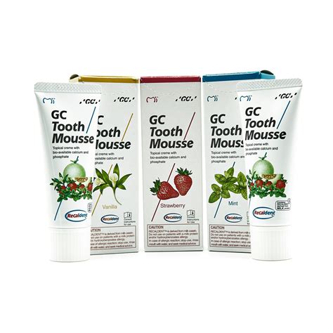 Gc Tooth Mousse Strawberry Topical Creme 40g Tubes The House Of Mouth™
