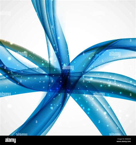 Abstract Colored Wave Background Vector Illustration Stock Vector