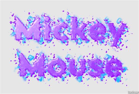 Mickey Mouse Text Effect And Logo Design Cartoon
