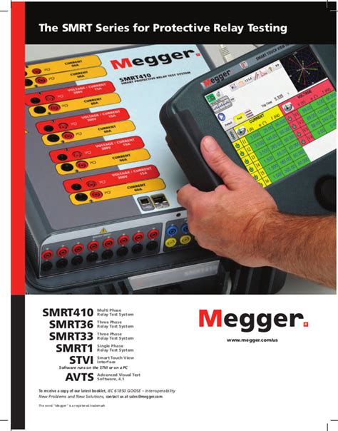 User Manual Megger Stvi English 65 Pages