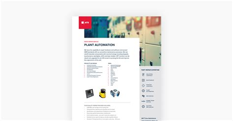 Plant Automation Parts Repair Services ATS