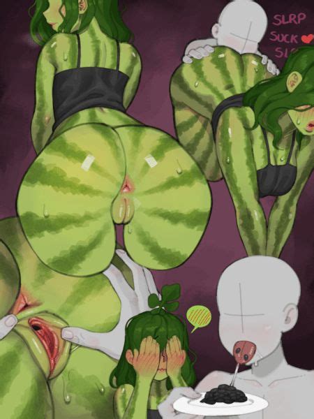 Enjoying Some Watermelon MadAbalone Gardening Hentai Arena