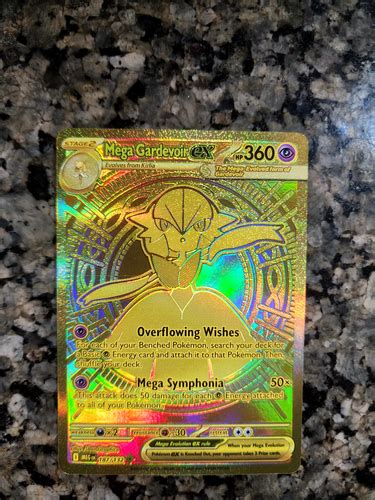 Pokemon Mega Evolution Mega Gardevoir Ex 187132 Gold English In
