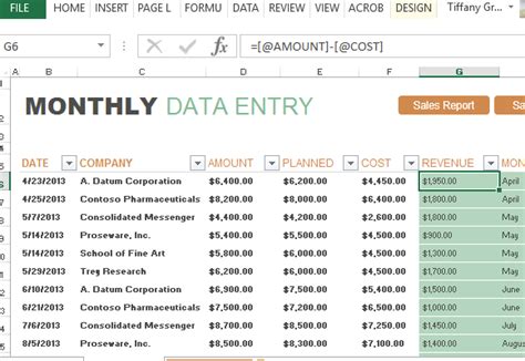 Let The Built In Formula Take Care Of Your Data And Make Accurate Calculations FPPT