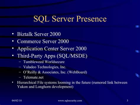 Sql Server Security Attack Ppt
