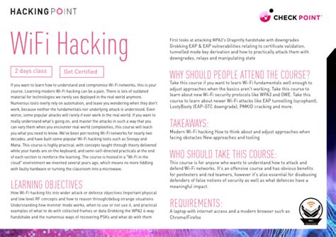 Hackingpoint Wifi Hacking Course Overview Pdf Wi Fi Computing