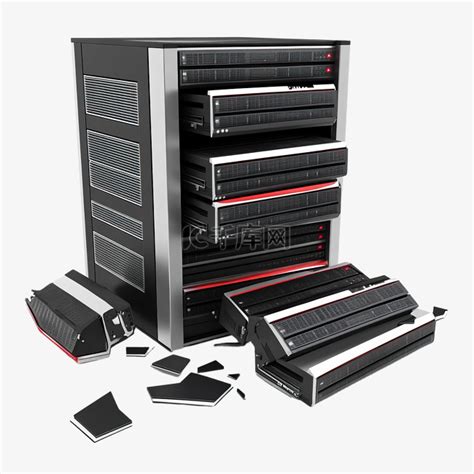 服务器宕机图3d素材图片免费下载 千库网