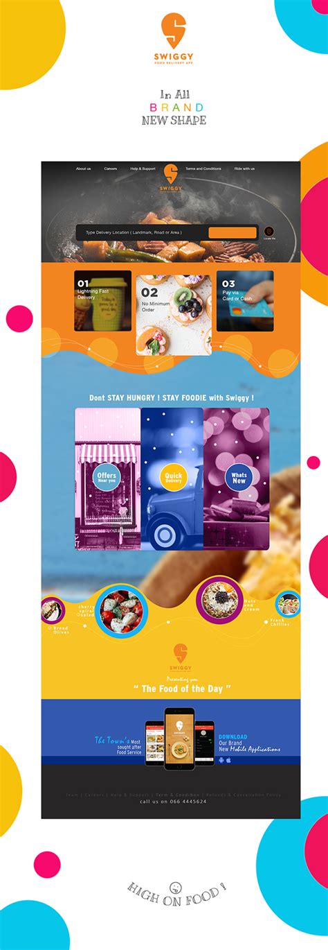 Swiggy Website Rebranding On Behance
