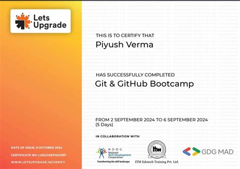 Piyush Verma On Linkedin Git Github Versioncontrol Letsupgrade Techskills Continuouslearning