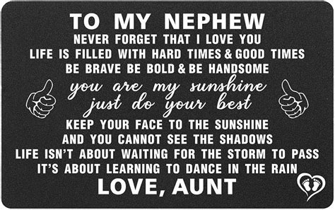 Aunt From Nephew Quotes