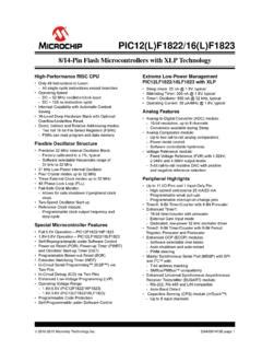 8 14 Pin Flash Microcontrollers With XLP Technology 8 14 Pin Flash Microcontrollers With Xlp