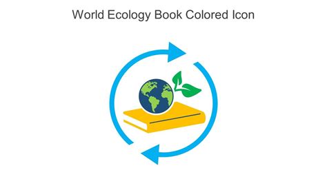 World Ecology Book Colored Icon In Powerpoint Pptx Png And Editable Eps Format PPT Presentation