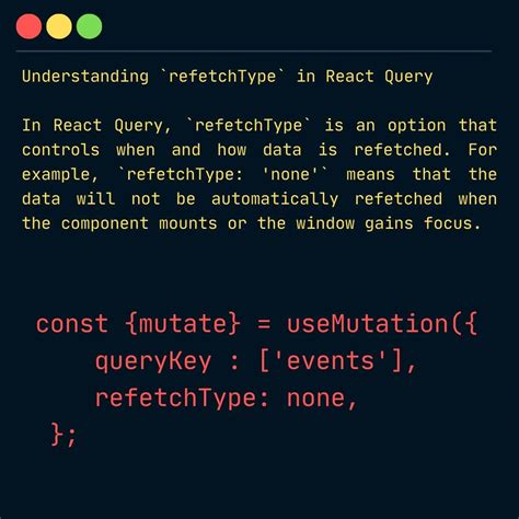 Sonu Saini On Linkedin Day 37😄 Exploring The Coding World 🌎 Understanding `refetchtype` In