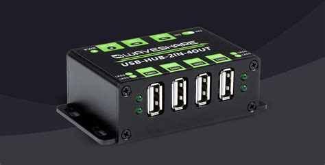 Industrial Grade USB HUB Extending X USB Ports Switchable Dual Hosts WS