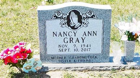 Nancy Ann Gray 1941 2017 Find A Grave Memorial