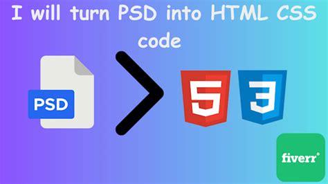 Turn Psd Into Html Css By Tahsin Uddin19 Fiverr