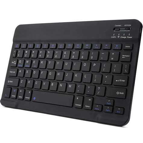 Ultra Slim Rechargeable Bluetooth Keyboard Portable Compact Wireless Keyboard For Android