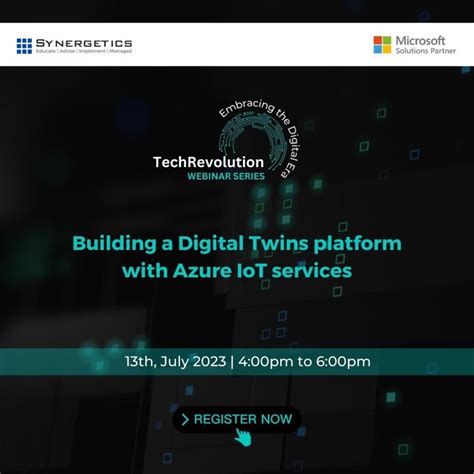 Synergetics Learning On Linkedin Azure Iot Digitaltwins Azureiot Iotplatform