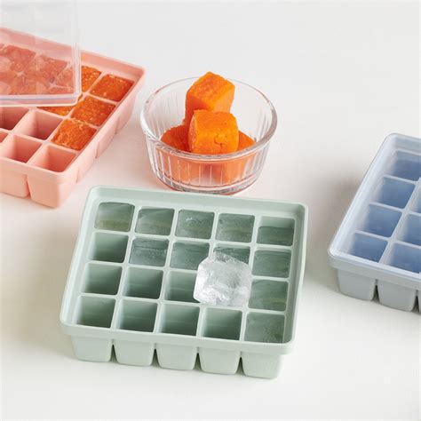 실리팟 프리미엄 실리콘 이유식 주방용품 조리도구 얼음트레이 하나하나쏙쏙 20구 위시버킷