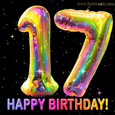 Happy 17th Birthday Animated S Download On