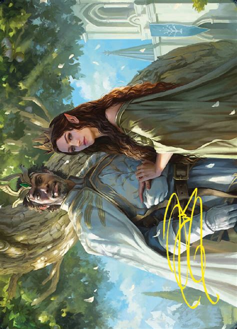 Aragorn And Arwen Wed Card Magic The Gathering Mtg Cards