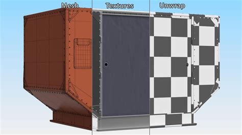 Lower Deck Airport Container 3d Model 39 3ds Blend C4d Fbx Max