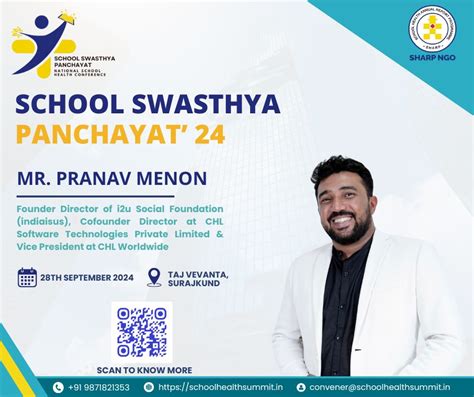 Were Proud To Share That Pranav Menon Founder Director Of I2u Social Foundation Has Been
