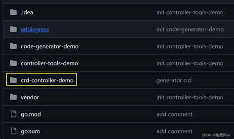 Kubernetes Operator（六）crd控制器 开发实战篇crd开发实战 Csdn博客