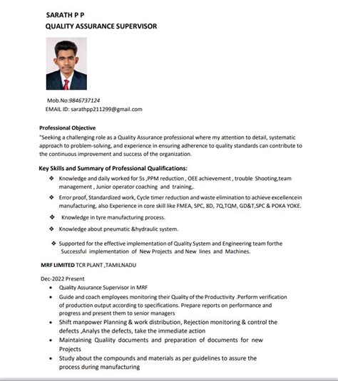 sarath p p on linkedin dear hiring team i am currently seeking new challenges and opportunities…