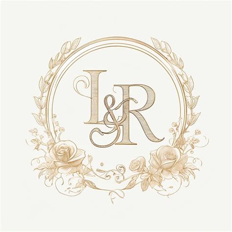 Elegant Ab Monogram Design With Event Coordinator Text Monogram