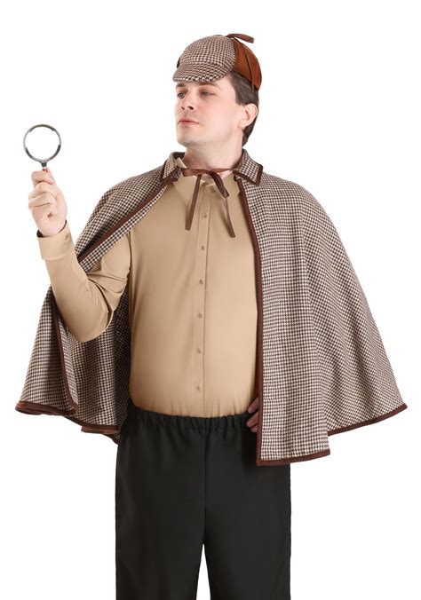 Sherlock Holmes Hat And Poncho Adult Costume Kit Sherlock Holmes Costumes