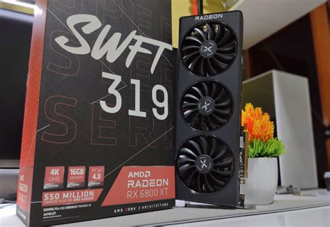 Wts Wtt Xfx Speedster Swft 319 Radeon Rx 6800 Xt Chip Rx 6800xt Computers And Tech Parts