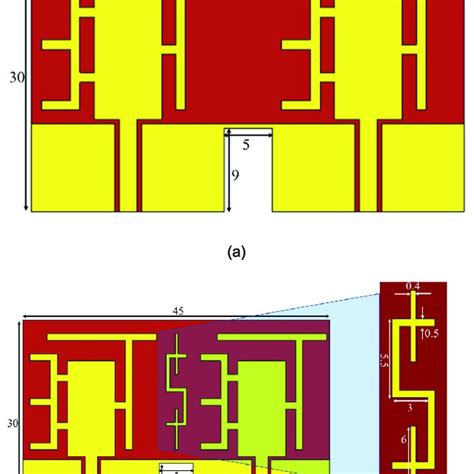 Layout And Design Of The Proposed Two Port Mimo A Without Pdss And Download Scientific