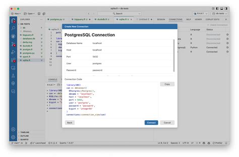 Connections Pane Positron
