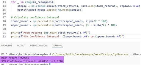 python scipy confidence interval [9 methods]