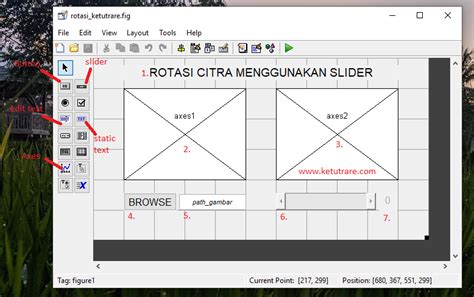 Membuat Aplikasi Rotasi Gambar Citra Digital Dengan Slider Di GUI MATLAB KETUTRARE
