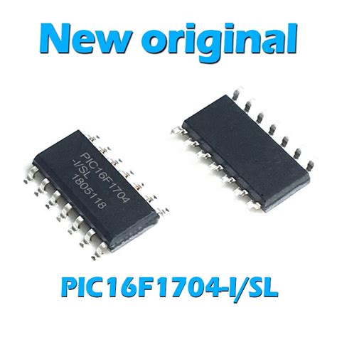 5PCS New Original PIC16F1704 I SL PIC16F1704 SOIC 14 MCU Microcontroller Memory Chip Electronic