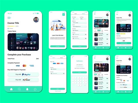 A Modern Professional Premium And Creative Mobile App Ui Design Upwork