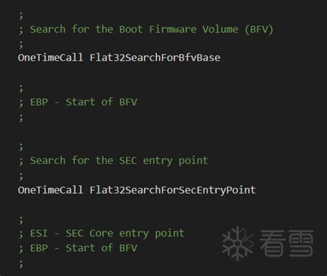 分享一下uefi固件的启动流程 Sec阶段 软件逆向 看雪论坛 安全社区 非营利性质技术交流社区