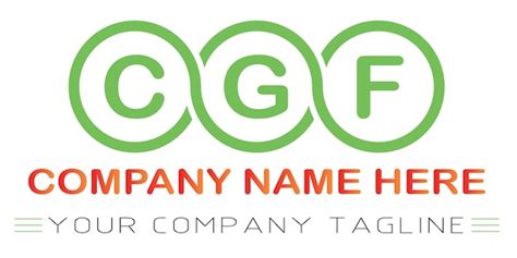 Premium Vector Cgf Letter Logo Design