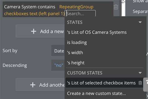 RG Filter Option Set Lists Need Help Bubble Forum